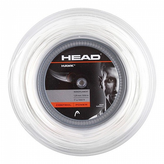 סליל גידים | גידים למחבטי טניס | Head Hawk Reel 200m - White | טופ טניס ...